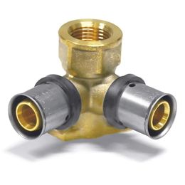 Boni-Shop&reg; Pressfitting Wandwinkel, 20 x 2 - 1/2" IG, Rohrverbinder
