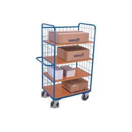 Cordes Etagenwagen, klappbarer Wagen, 3 B&ouml;den, EasySTOP, 500kg Traglast