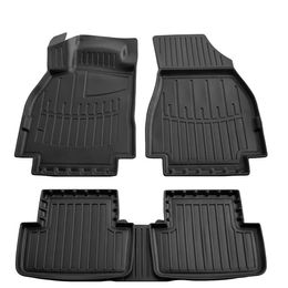 Boni-Shop&reg; Gummifu&szlig;matten Auto f&uuml;r RENAULT Megane II (2002-2009), 3D, passgenau, hohe R&auml;nder