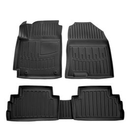 Boni-Shop&reg; Gummifu&szlig;matten Auto 3D f&uuml;r Hyundai Kona (2017-2023) Benzinversion, passgenau, mit hohem Rand