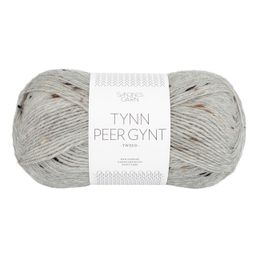 Tynn Peer Gynt von Sandnes Garn, Hellgrau meliert, aus Wolle