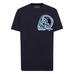 Philipp Plein T-Shirt Rundhalsausschnitt Ss Skull