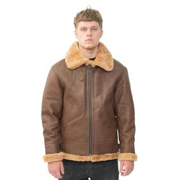 Herren B3 WW2 Fliegerjacke aus Schafsleder-Houston
