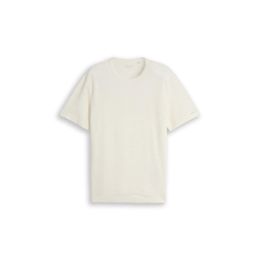 Tom Tailor Herren Piqu&eacute; T-Shirt aus Baumwolle, braun, Uni, Gr. XXL