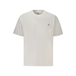 Guess Jeans Bianco Herren-T-Shirt aus Bio-Baumwolle