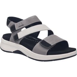 Josef Seibel Damen Sandale Estelle 06 in grau-multi
