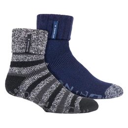 Heat Holders 2 Paar Herren Thermo Bett-Socken | Weiche warme gem&uuml;tliche Wintersocken