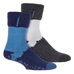 Heat Holders 2 Paar Herren Thermo Bett-Socken | Weiche warme gem&uuml;tliche Winter Lounge-Socken