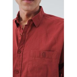 Herren Regular-Fit Baumwoll-Popeline Hemd