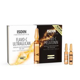 ISDINceutics Flavo-c Melatonin + Ultraglican 10 + 10 Ampullen 20 Stk.
