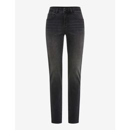 Brax Damen Five-Pocket-Hose Style MARY USED BLACK BLACK, denim dunkelgrau, Gr. 32