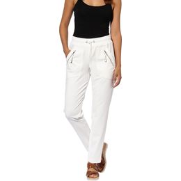 CR&Eacute;ATION L Damen Schlupfhose in Stretch-Qualit&auml;t ecru Gr&ouml;&szlig;e 23