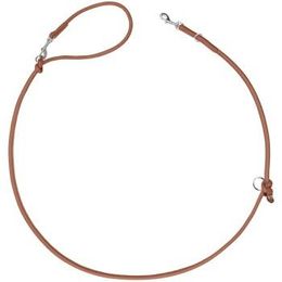 Sport Dog Dog Sport HUNTER verstellbare Hundef&uuml;hrleine soho round mini cognac 6 mm