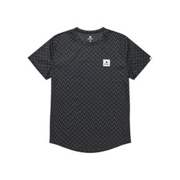 Saysky Zig Zag Combat T-Shirt Bekleidung Herren schwarz M