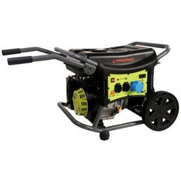 PRAMAC mobiler Stromerzeuger WX 6200, Benzinbetrieb, Tankinhalt 26 l, 5,3 kW, 230 V, 69 dB, Handstart, 2 Steckdosen