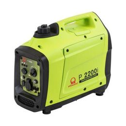 PRAMAC Stromerzeuger P 2200 i, Benzinbetrieb, Tankinhalt 4 l, 1,9 kW, 230 V, 66 dB, Handstart, 1 Steckdose