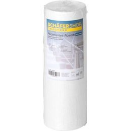 Sch&auml;fer Shop Sch&auml;fer Shop Select Abdeckvlies CoverGrip Absorb, 2-lagig, saugend, selbstklebende Unterseite, L 50 m x B 500 mm, wei&szlig;, 1 Rolle