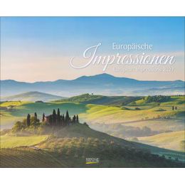 Korsch Bildkalender Europ&auml;ische Impressionen 2027, Fotos von europ&auml;ischen Landschaften, L 440 x B 360 x H 5 mm, farbig