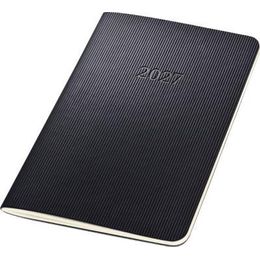 Sigel Monats-Kalenderheft Conceptum 2027, A6, f&uuml;r 1 Jahr, 64 Seiten, 1 Monat/2 Seiten, PU-Softcover, schwarz