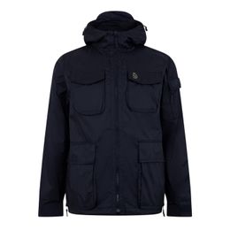 Luke 1977 - "Curation" Softshelljacke f&uuml;r Herren, mit Kapuze (Dunkel-Marineblau)