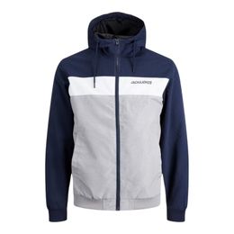 Jack & Jones Jack And Jones - Bomberjacke f&uuml;r Herren, mit Kapuze (Marineblau)