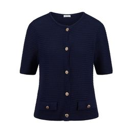 St. Emile - Strickjacke mit 1/2-Arm, blau, Gr. 48 / XL