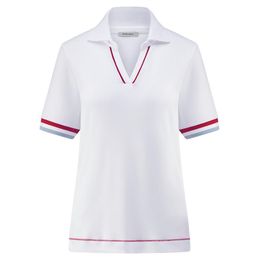 Peter Hahn - Polo-Shirt, weiss, Gr. 36 / S - Baumwolle