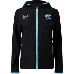 Castore - Kapuzenjacke f&uuml;r Damen (Schwarz/Blau)