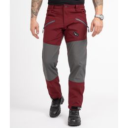 Rock Creek Softshellhose Weinrot