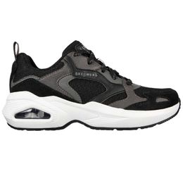 Skechers - "Uno" Sneaker f&uuml;r Damen, Wildleder (Schwarz)