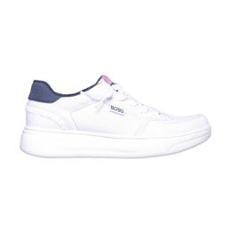 Skechers - "Skipper Hi" Sneaker f&uuml;r Damen, Canvas (Wei&szlig;)