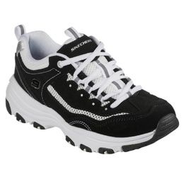 Skechers - "I Conik" Sneaker f&uuml;r Damen (Schwarz/Wei&szlig;)