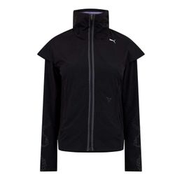Puma - Jacke f&uuml;r Damen, Rei&szlig;verschluss-&Auml;rmel (Schwarz)