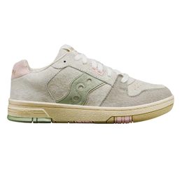 Saucony - Sneaker f&uuml;r Damen, Wildleder, niedrig geschnitten (Beige)