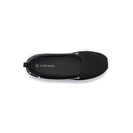 Lascana Sneaker 'Slip-On-Sneaker, Freizeitschuh, Slipper,' schwarz Gr. 41 f&uuml;r Damen. Mit Zierkette