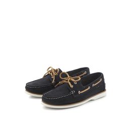 ELBSAND Bootsschuh 'Lederschuhe' blau Gr. 46 f&uuml;r Damen. Nachhaltig.