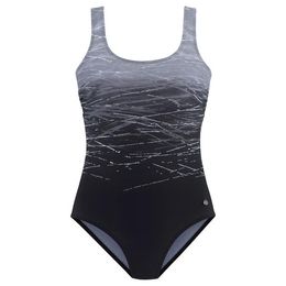 Lascana Badeanzug mehrfarbig Gr. 44 Cup F. Ohne B&uuml;gel
