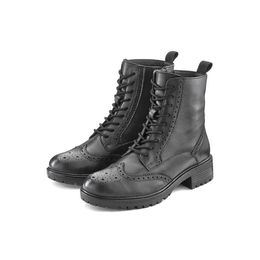Lascana Schn&uuml;rboots schwarz Gr. 36 f&uuml;r Damen. Nachhaltig.