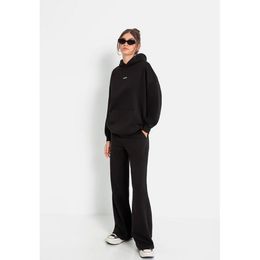 LSCN BY LASCANA Hoodie 'LSCNSandblack' schwarz Gr. 36/38 f&uuml;r Damen. Ohne Ausschnitt und Logodruck. Bequem. Nachhaltig.