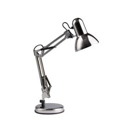 Brilliant Lampe Henry Tischleuchte chrom 1x A60, E27, 28W, geeignet f&uuml;r Normallampen (nicht enthalten) Mit Schnurzwischenschalter