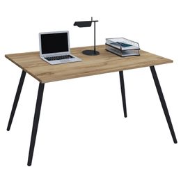 Vcm Schreibtisch Computertisch B&uuml;rotisch Skandanivischer Retro Look Salia 160x80 cm