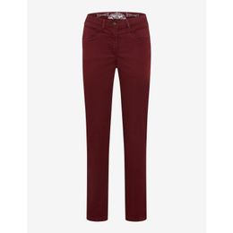 Raphaela by Brax Damen Five-Pocket-Hose Style LAURA NEW BURGUNDY, dunkelrot, Gr. 42