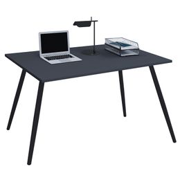 Vcm Schreibtisch Computertisch B&uuml;rotisch Skandanivischer Retro Look Salia 160x80 cm