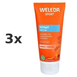 3x Weleda Sport K&uuml;hlgel Arnika 100 ml