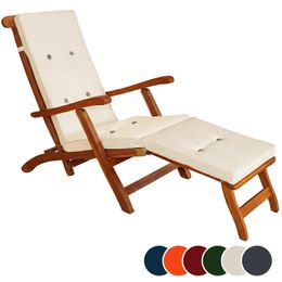 Detex Auflage Sonnenliege Creme 184,5x43x5cm