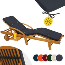 Detex Auflage Sunlounger Anthrazit 195x55x5cm