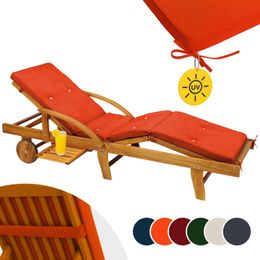 Detex Auflage Sunlounger Orange 195x55x5cm