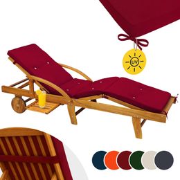 Detex Auflage Sunlounger Rot 195x55x5cm