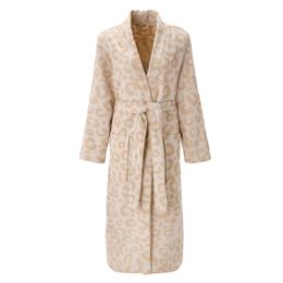 Unisex-Bademantel OTTO HOME, L:125cmsand, natur, Walkfrottee, Hausm&auml;ntel, "Anna Leo, ideal f&uuml;r Sauna & Spa, Hotelbademantel, Morgenmantel", f&uuml;r Damen