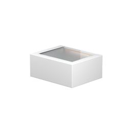 Flos Mile Wandleuchte LED Uplight L: 12cm 2700K Wei&szlig; ON/OFF
